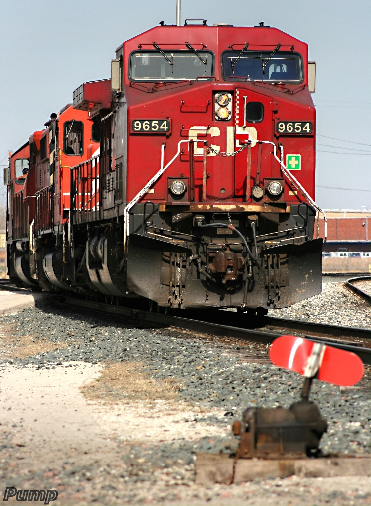 CP Locomotives in KCS/DME Joint Agency Yard